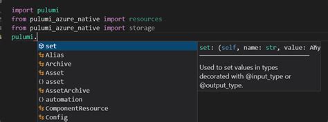 Python Pulumi And Pulumi Azure Native Not Recognised In Vs Code Stack Overflow