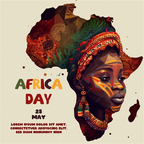 Premium Vector Africa Day Social Media Post Template