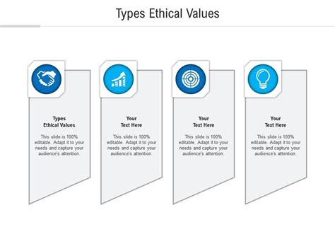 types ethical values ppt powerpoint presentation styles tips cpb