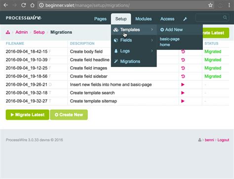 Introduction Migrations Module