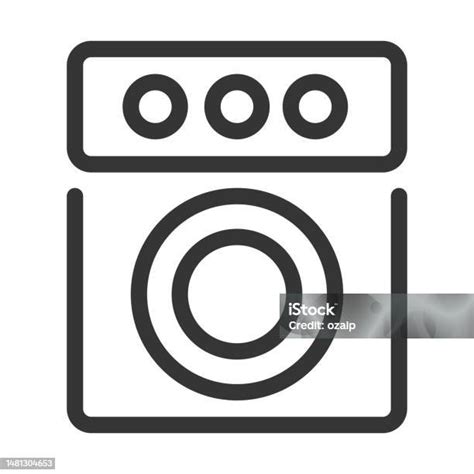 픽셀 완벽 편집 가능한 스트로크 확장 가능 선 벡터 블루프 아이콘 기계류에 대한 스톡 벡터 아트 및 기타 이미지 기계류