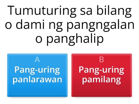 Pang Uring Pamilang Quiz