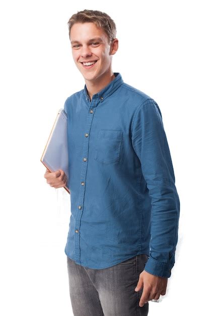 Free Photo Man With A Notebook