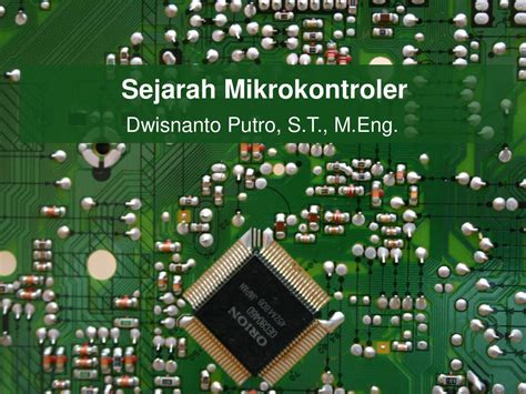 Sejarah Mikrokontroler Ppt Download
