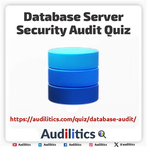Database Server Security Audit Quiz Audilitics