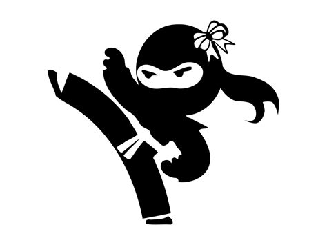 Girl Ninja Clipart Images
