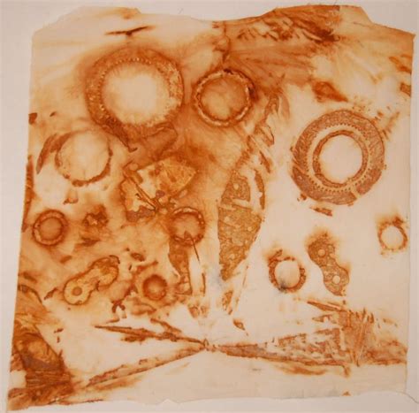 Making Art Rust Dyeing Fabric