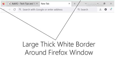 Fix Large White Border Showing Around Firefox Window Askvg