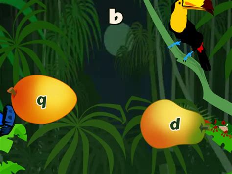 Letter Reversals Flying Fruit