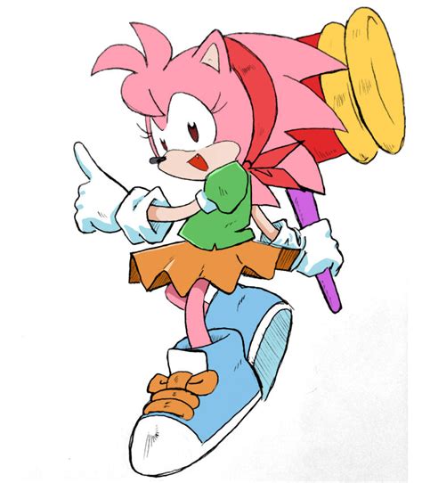 Classic Amy Rose By Smsskullleader On Deviantart Classic Amy Rose By Smsskullleader On Deviantart