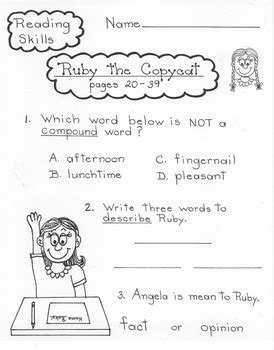 Ruby The Copycat Rd Grade Harcourt Storytown Lesson By Staying Centered