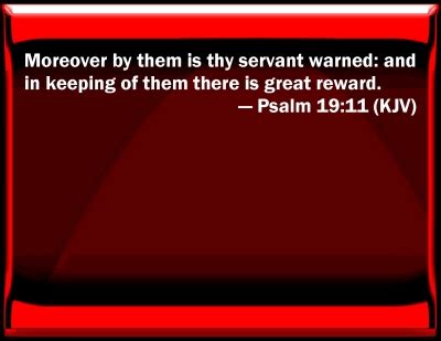 Bible Verse Powerpoint Slides For Psalm 19 11