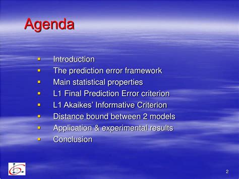 Ppt Model Quality In L1 Prediction Error System Identification