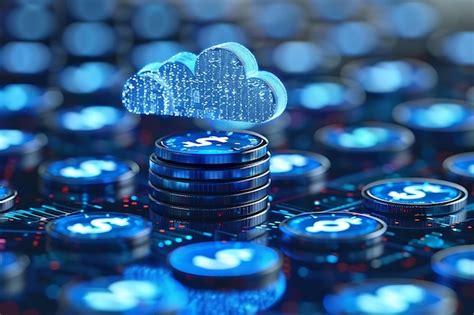 Premium Photo Cloud Computing Cost Efficiency Cost Efficiency In Cloud Computing With An Image