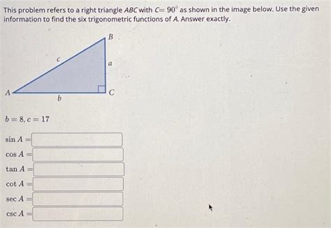 solved this problem refers to a right triangle abc with