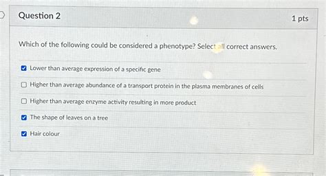 solved question 21 ﻿ptswhich of the following could be