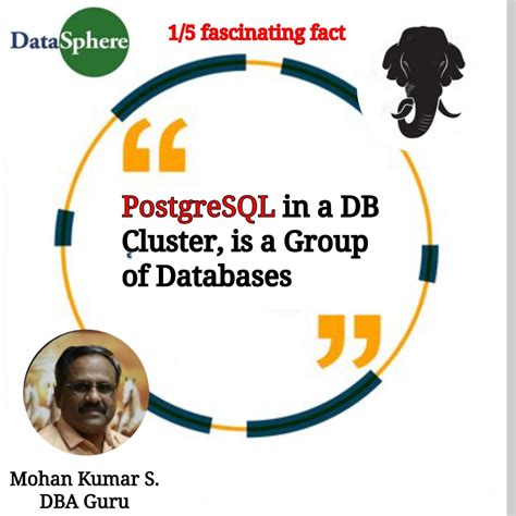 Datasphere Postgresql Facinating Facts Part 1 Of 5 Postgresql Is A Db Cluster It Is A