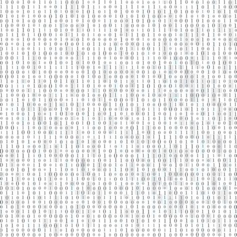 Arrière Plan Abstrait De La Matrice Code Informatique Binaire Codage Hacker Concept Vector