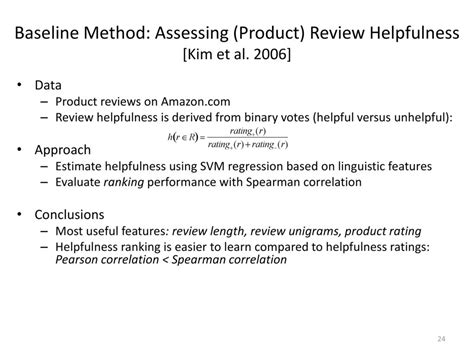Automatically Predicting Peer Review Helpfulness Ppt Download