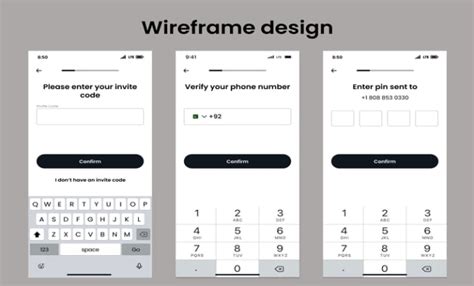 Create Ui Ux Mobile App Web Wireframe Mockup Or Prototype By Faizankarim Fiverr