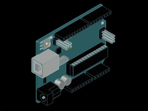 Arduino En 3d En Lsp Descargar Cad 209 Mb Bibliocad