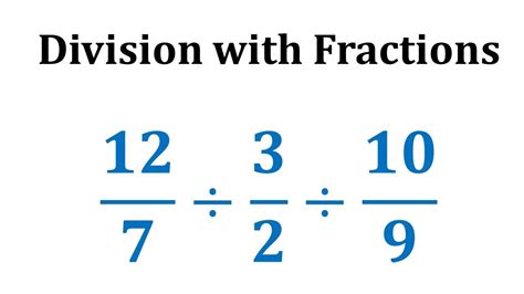 Dividing Fractions Examples