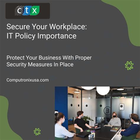 How To Create It Security Policies For Your Business Computronix Llc Posted On The Topic