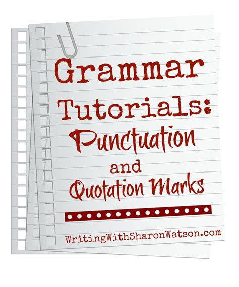 Quotation Marks With Punctuation Writing With Sharon Watson Easy To Quotation Marks With Punctuation Writing With Sharon Watson Easy To