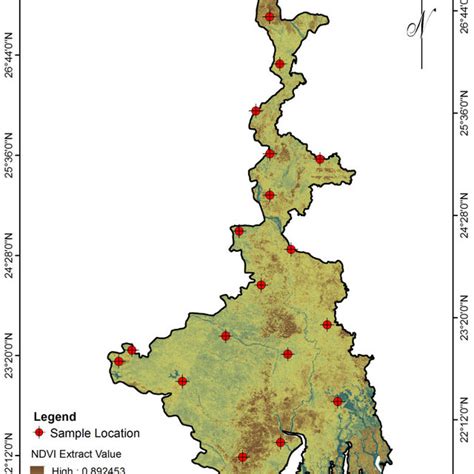 Estimated Ndvi From Mod13q1 Product Of Modis Download Scientific Diagram