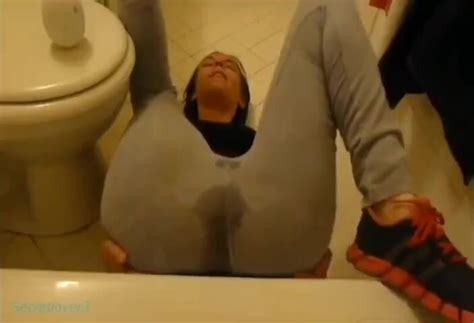 Cute Girl Messing Her Pants