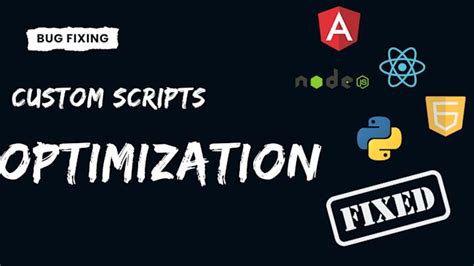 Debug And Write Custom Scripts For Angular Reactjs Nodejs And Python