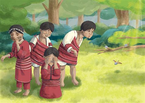 靈鳥傳說繡眼畫眉繪本 Behance