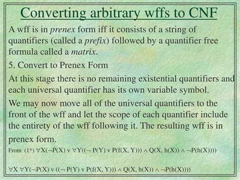 ppt converting arbitrary wffs to cnf powerpoint presentation free