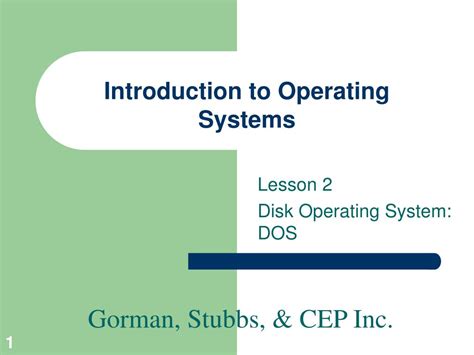 Ppt Introduction To Operating Systems Powerpoint Presentation Free