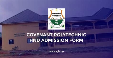 Covenant Polytechnic HND Admission Form AJLS