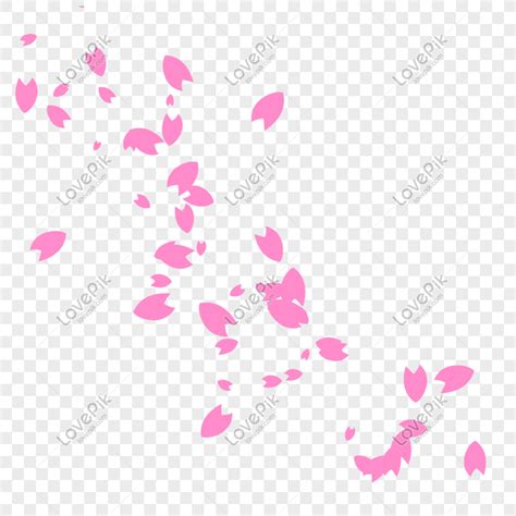 飄落的櫻花花瓣PSD圖案素材免費下載可愛卡通圖片尺寸2500 2500px Lovepik