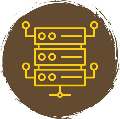 database architecutre line circle sticker icon 43971605 vector art at vecteezy