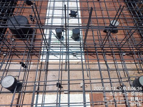 평택 고덕 반디유치원 06 11 보 및 슬라브 철근 배근 마무리 슬라브등 전기 배관 슬리브 설치 작업 정직을 짓는 세라하우징