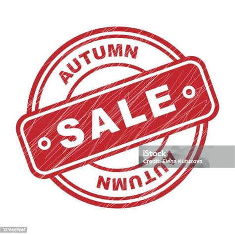 가을 세일 스탬프 벡터 스탬프 단어 텍스트 비문 둥근 타이포그래피 노래 스티커 벡터 배경입니다 카드 및 포스터 판매 광고판 및 표지판 배너 및 배지에 사용할 수 있습니다