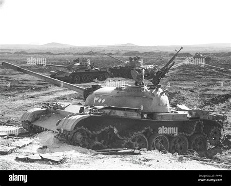 Yom Kippur War Syrian T55 And T54 Tanks Knocked Out Of Action On The