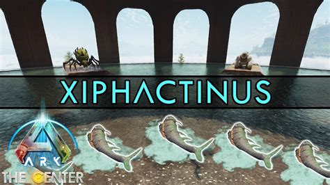 Xiphactinus Vs The Center Bosses ARK Survival Ascended YouTube