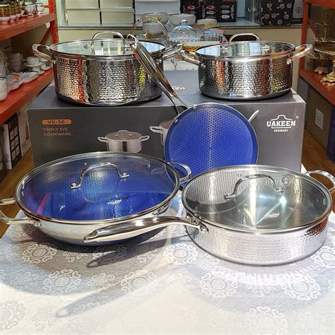 Цахим Манайд 🇩🇪Герман улсын Uakeen брэндийн 🔗🔗ss 304 тэй ган материалтай 5 хос гал тогооны иж