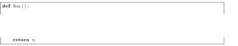 Listings Adding Vertical Space Inside Lstlisting TeX LaTeX Stack Exchange