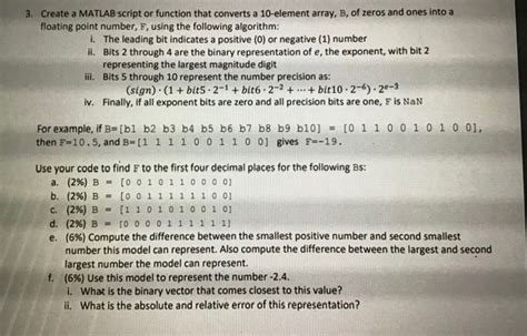 Solved 3 Create A Matlab Script Or Function That Converts A