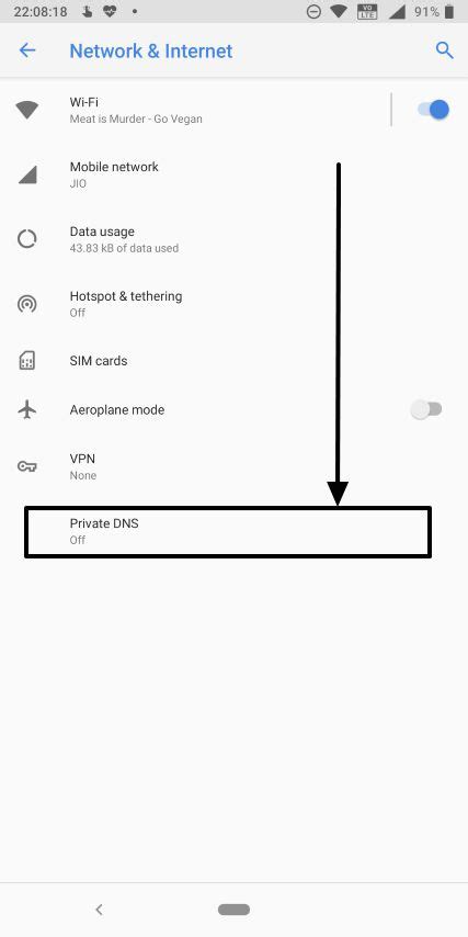 How To Use A Preferred DNS Over TLS On Googles Latest Android Pie H S Media