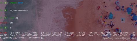 Python中json与str转换和出现keyerror的解决方法python的json转str再转json失败 Csdn博客