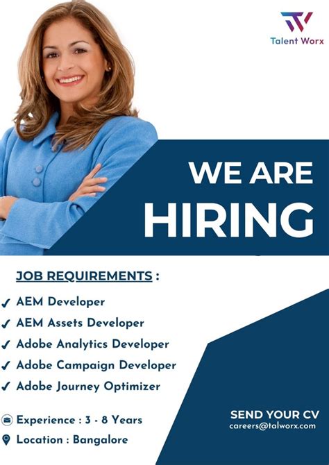 Hiringalert Adobeexperiencemanager Aemjobs Jobs2023 Bangalorejobs Talent Worx