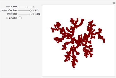 Diffusion Limited Aggregation A Real Time Agent Based Simulation