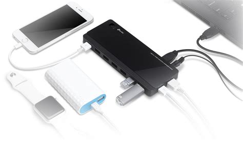 Tp-Link USB 3-0 7-Port Hub with 2 Charging Ports v3-0 UH720 | Αξεσουάρ ...