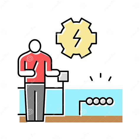 Switches And Sockets Installation Color Icon Vector Illustration Stock Vector Illustration Of